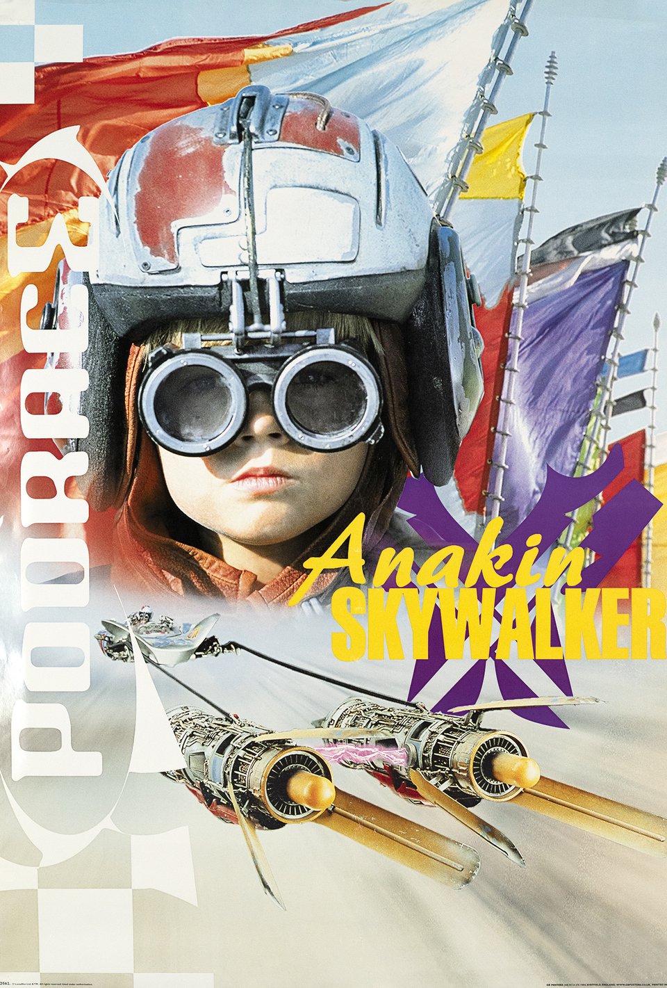 Vintage poster – Star Wars, Pod Race, Anakin Skywalker – Galerie 1 2 3